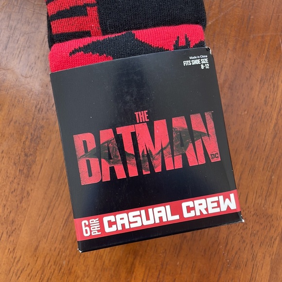 DC | Underwear & Socks | Mens Dc Batman Socks 6 Pack | Poshmark